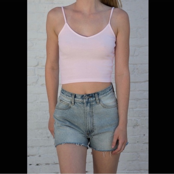 Brandy Melville | Tops | Brandy Melville Lorene Tank In Light Pink ...